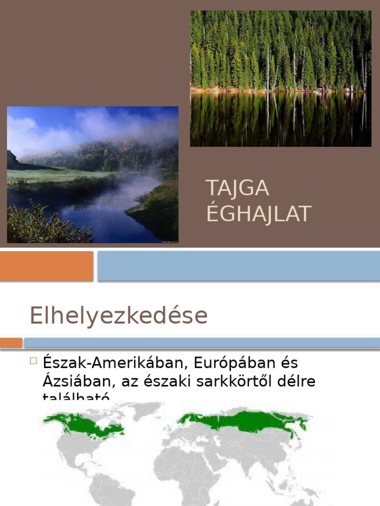 Tajga Éghajlat | PDF