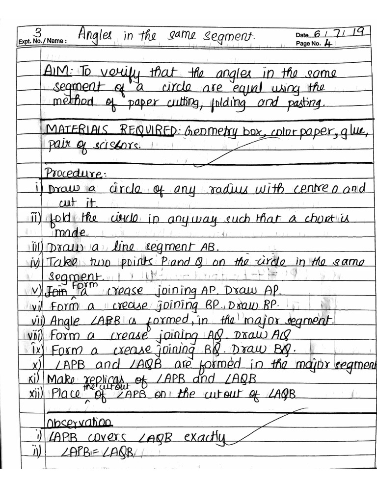 Maths Lab Activity - 3 | PDF