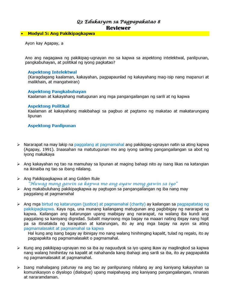 Reviewer Q2 Esp 8 | PDF
