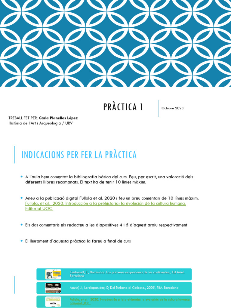 Carla Planelles - Pràctiques | PDF