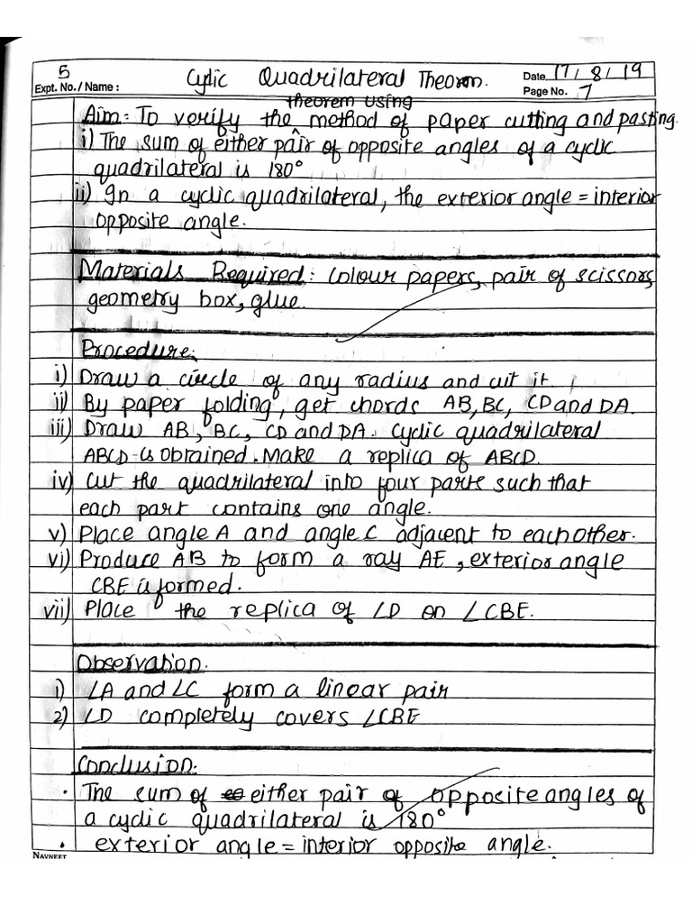 Maths Lab Activity - 5 | PDF
