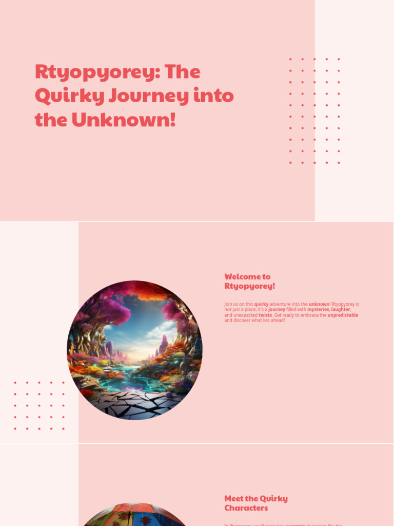 Slidesgo Rtyopyorey The Quirky Journey Into The Unknown ...