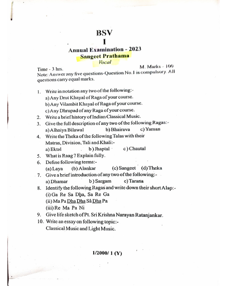 Prathama (Vocal) | PDF