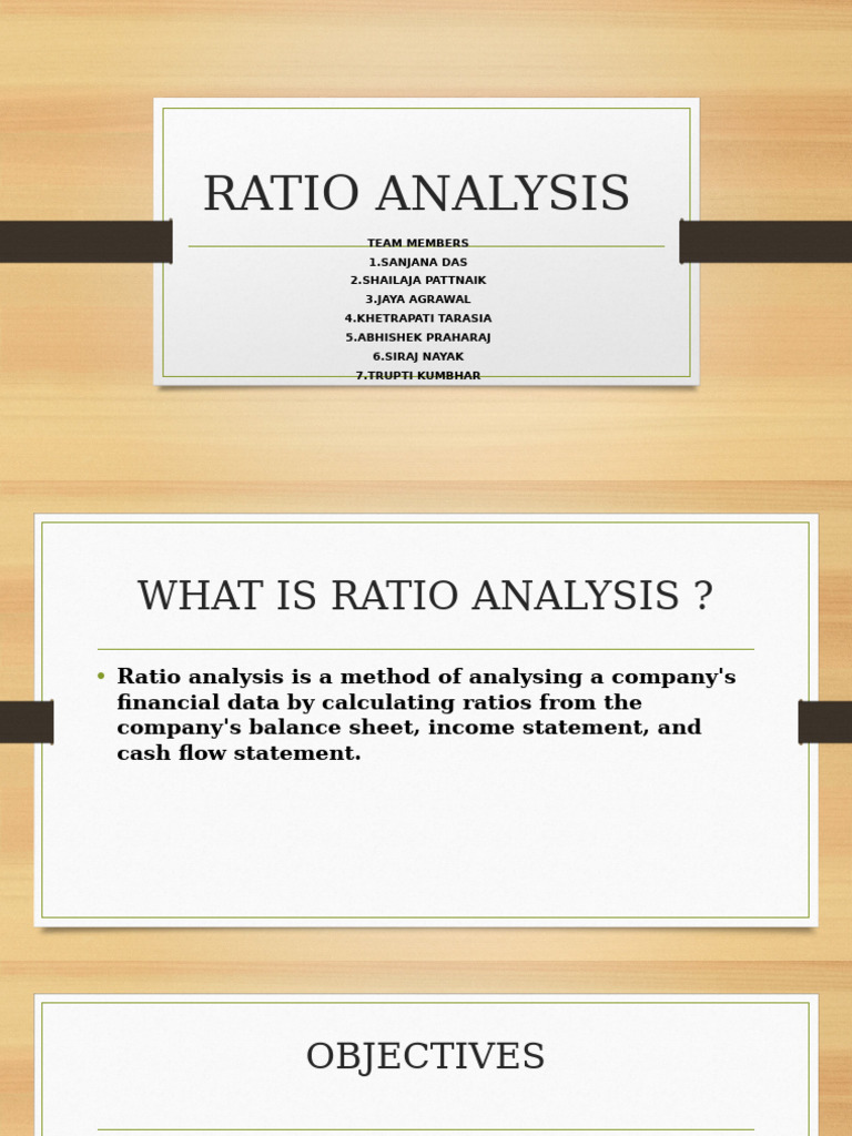 RATIO ANALYSIS | PDF | Current Liability | Income Statement