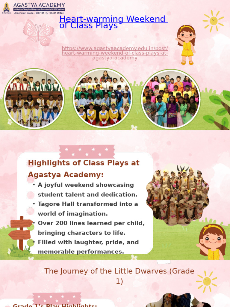 Class Plays Showcase at Agastya Academy | PDF
