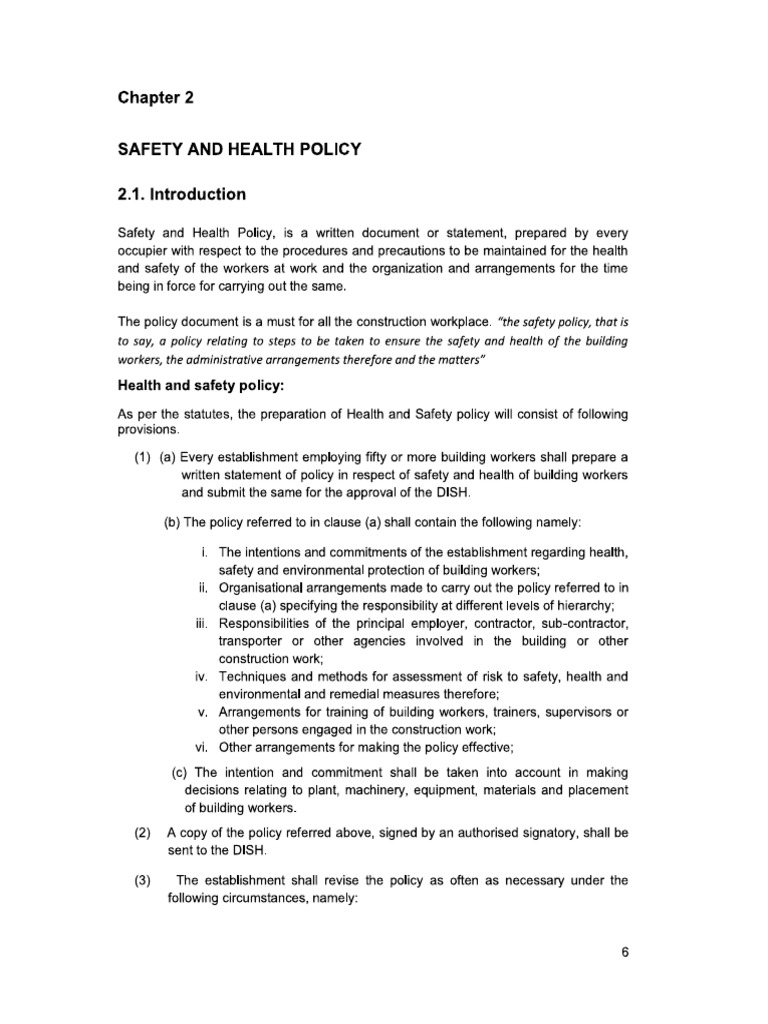 Safety Policy | PDF