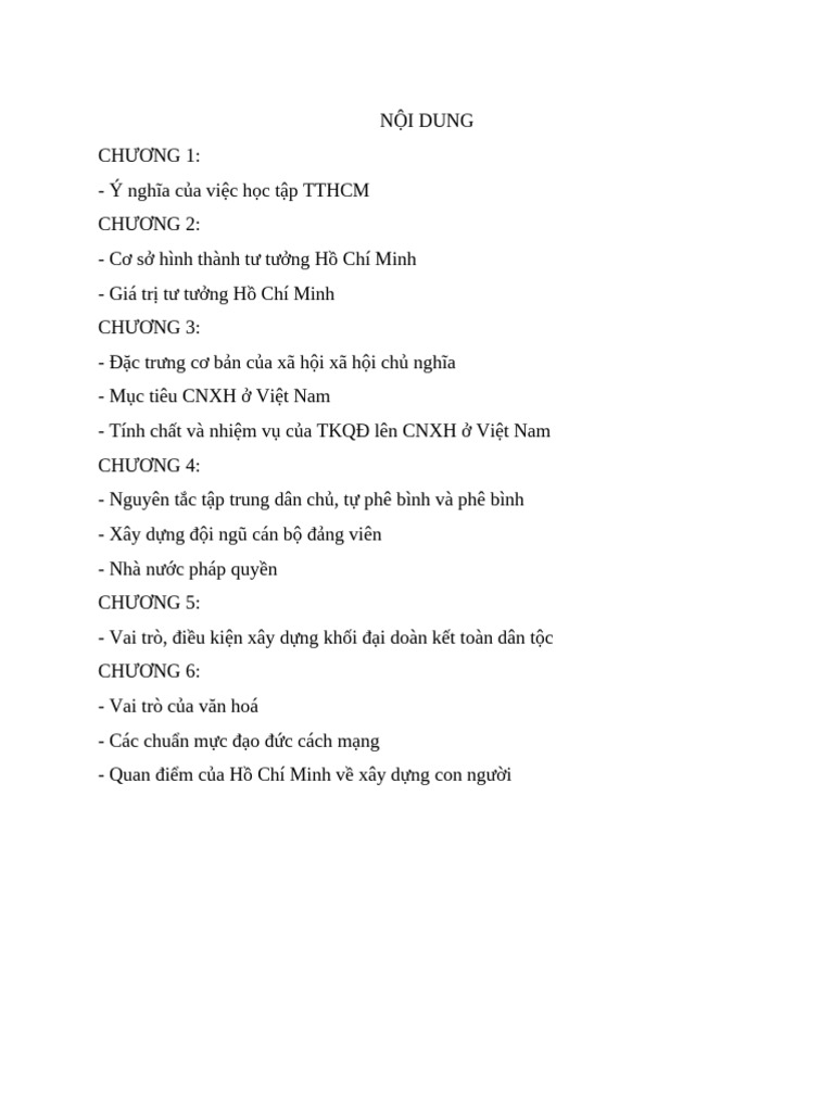 N I Dung TTHCM | PDF