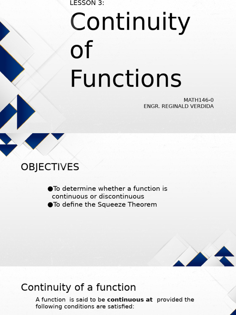 Understanding Function Continuity | PDF