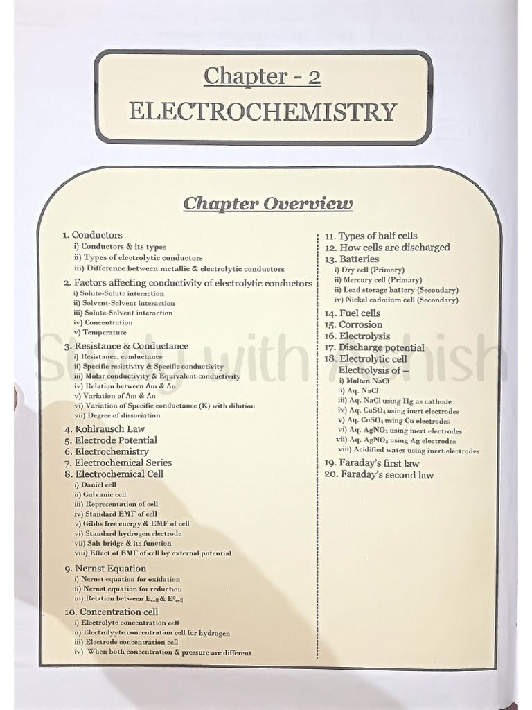 Electrochemistry | PDF