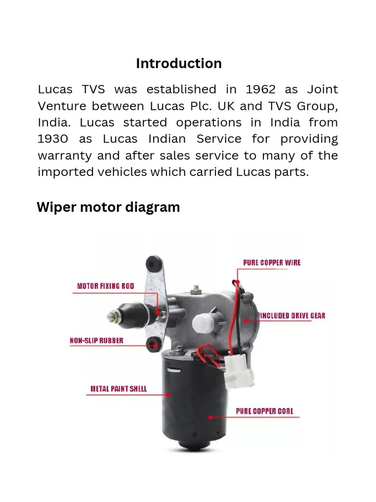 Wiper Motar | PDF
