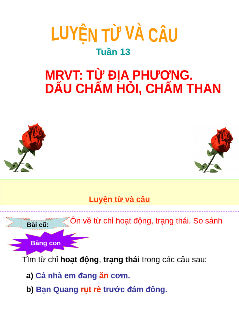 LTvaC MRVT Tu Dia Phuong Dau Hoi Dau Cham Than | PDF