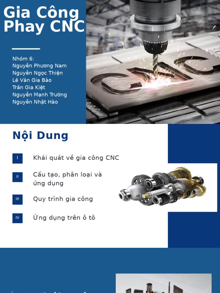Nhóm 6_Gia Công Phay CNC | PDF