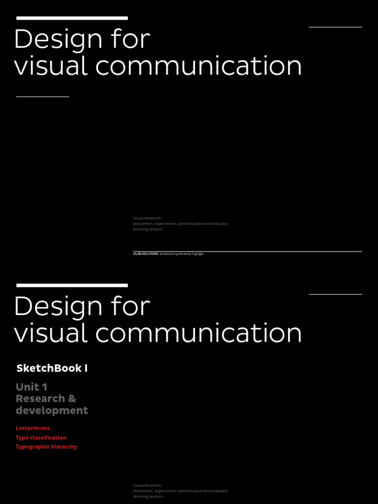 Visual Comm. Part 1 to 5 | PDF | Typefaces | Typography