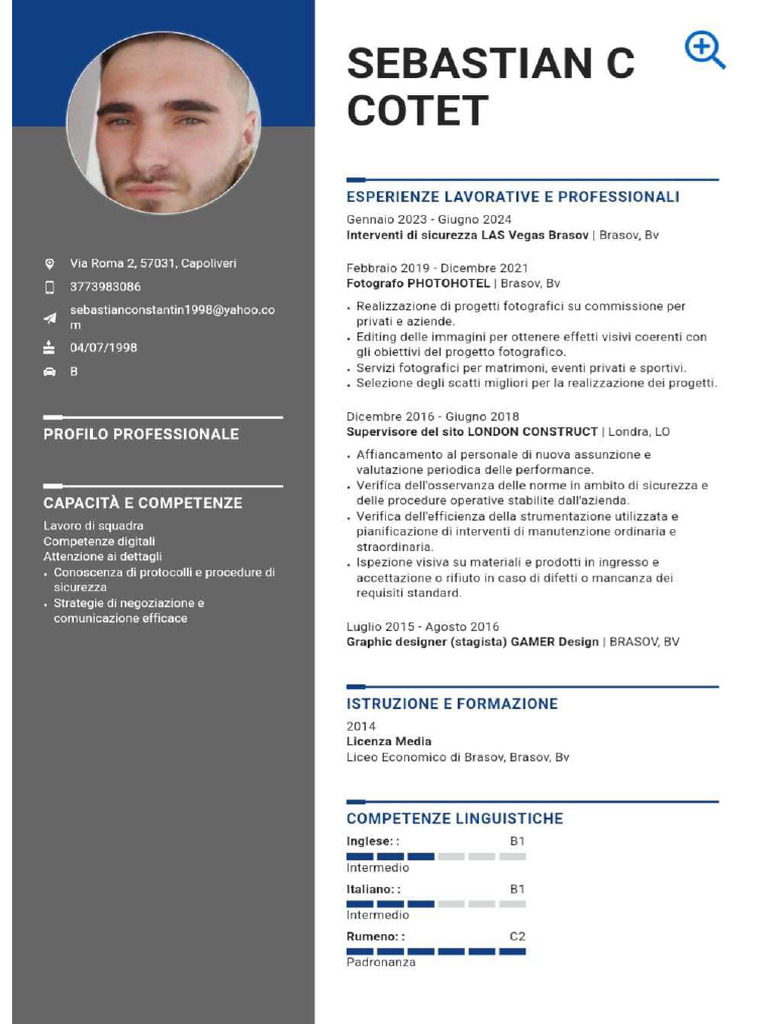 Curriculum Sebastian C | PDF