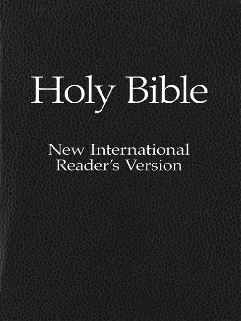 Holy Bible, New International Reader's Version (International Bible ...