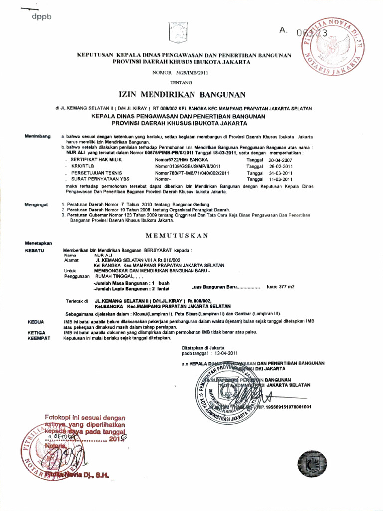 Contoh IMB 04 Sept 2024 | PDF