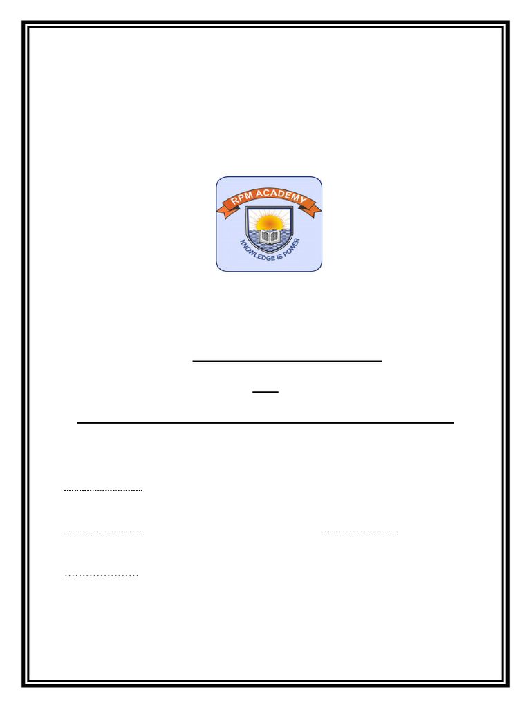 RPM Academy PDF | PDF