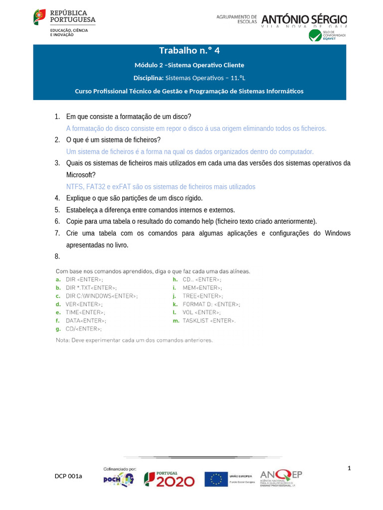 Trabalho4 M2 11L SO | PDF