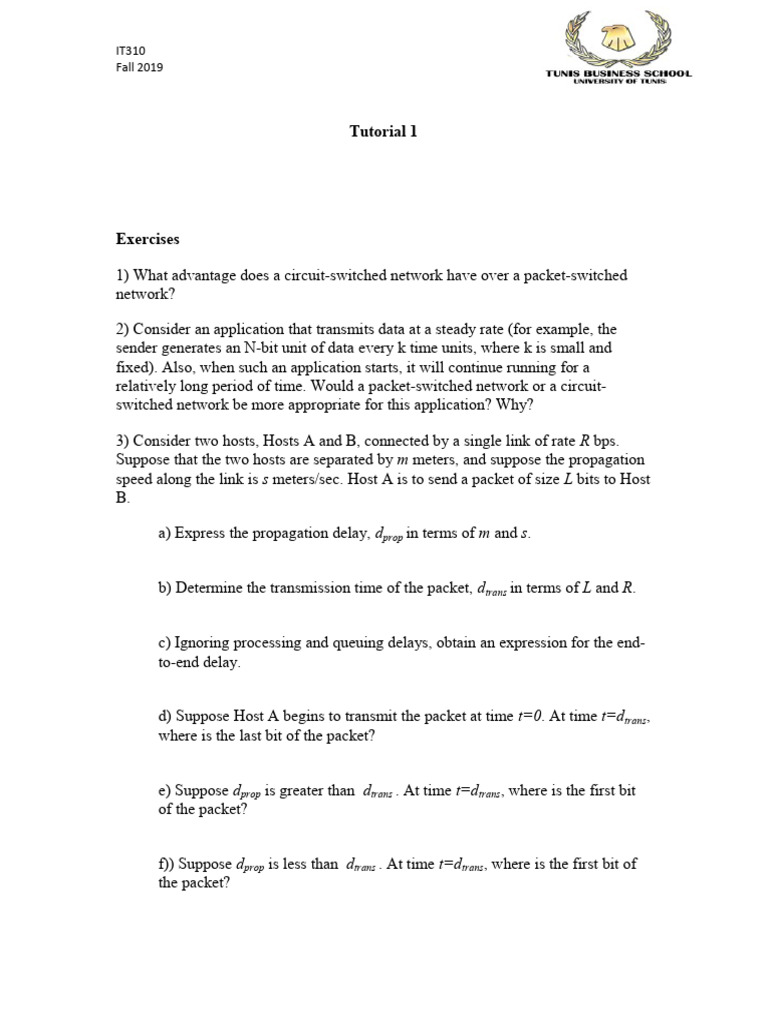 Tutrial-1 | PDF | Computer Network | Computing