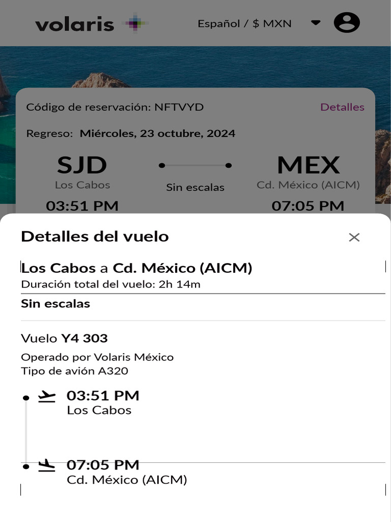 Volaris Manage My Booking | PDF
