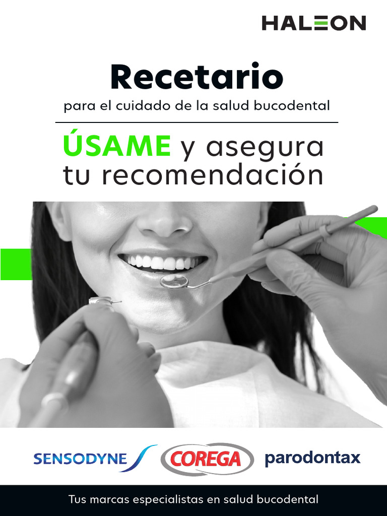 22 123 GSK Recetario Multimarca Oral-Care v10 | PDF | Ramas de Odontología | Higiene oral