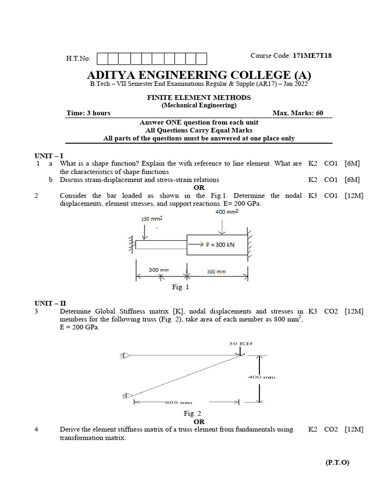 16463877062finite Element Methods | PDF | Matrix (Mathematics ...