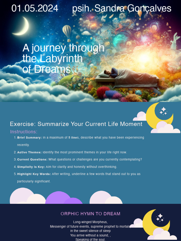 A Journey Through The Labyrinth of Dreams | PDF | Dream | Experience
