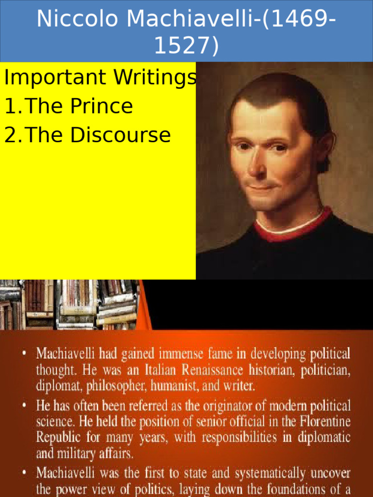 Niccolo Machiavelli | PDF | The Prince | Niccolò Machiavelli