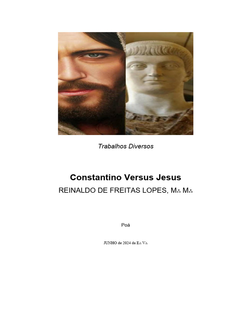 Constantino e Jesus: Conflito Ideológico | PDF | Constantino, o Grande ...