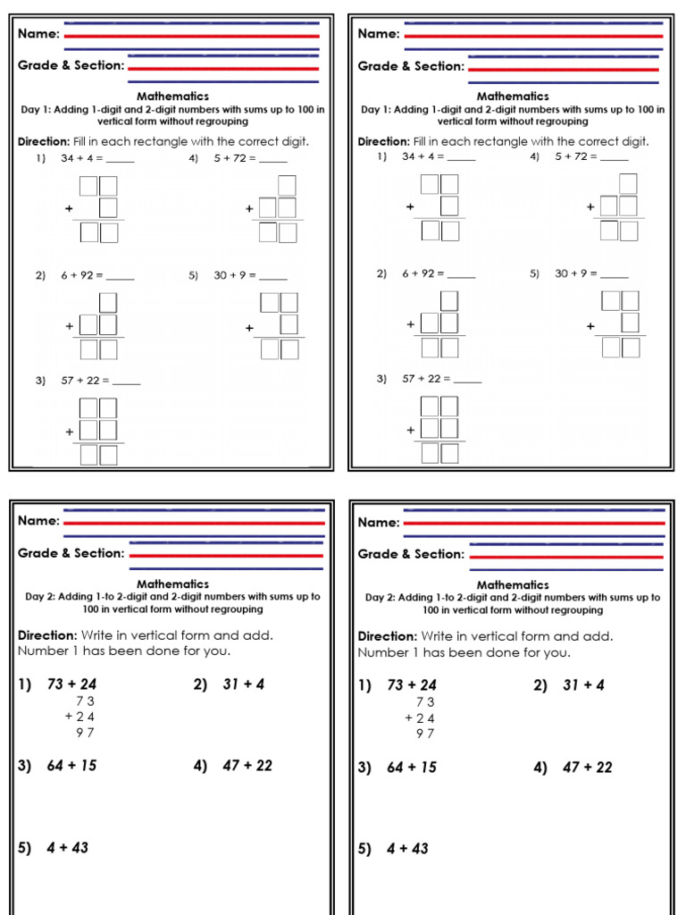 G1-Q2-W7-MATH-LAS | PDF | Mathematics | Arithmetic