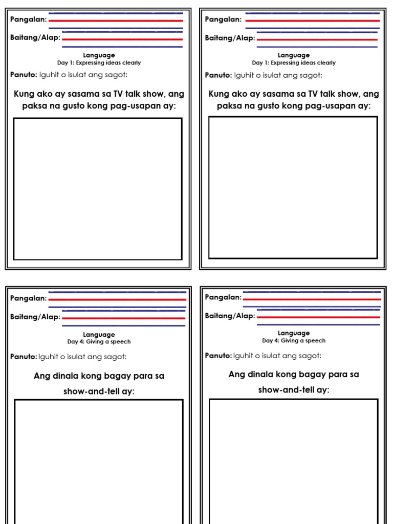 G1 Q2 W8 Language LAS | PDF