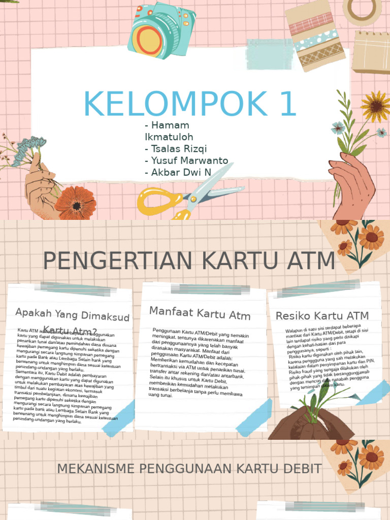 Kelompok 1 Materi Kartu Atm | PDF