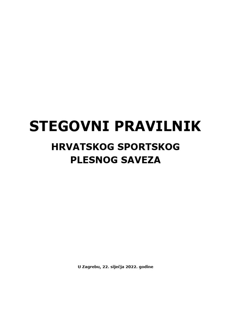 Stegovni-pravilnik-HSPS-a-22012022_241007_112812 | PDF