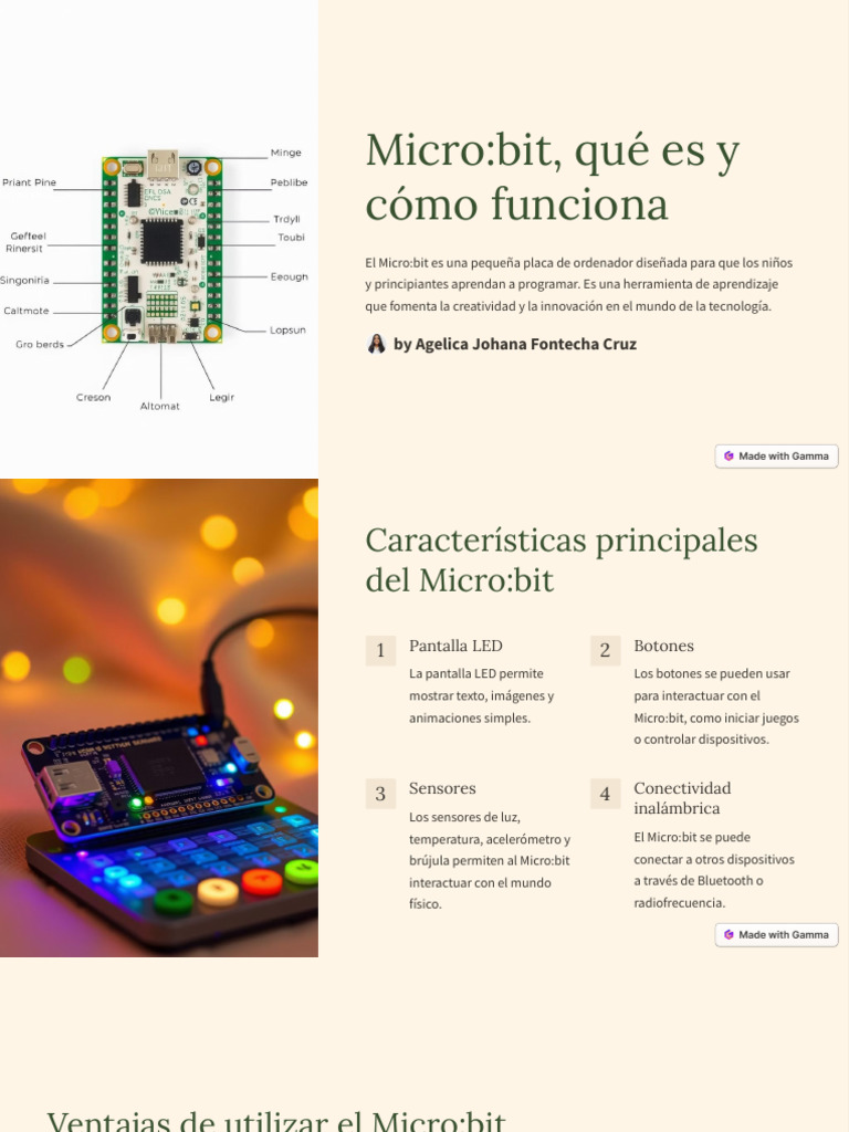 Microbit Que Es y Como Funciona | PDF | Ciencias de la Computación | Informática