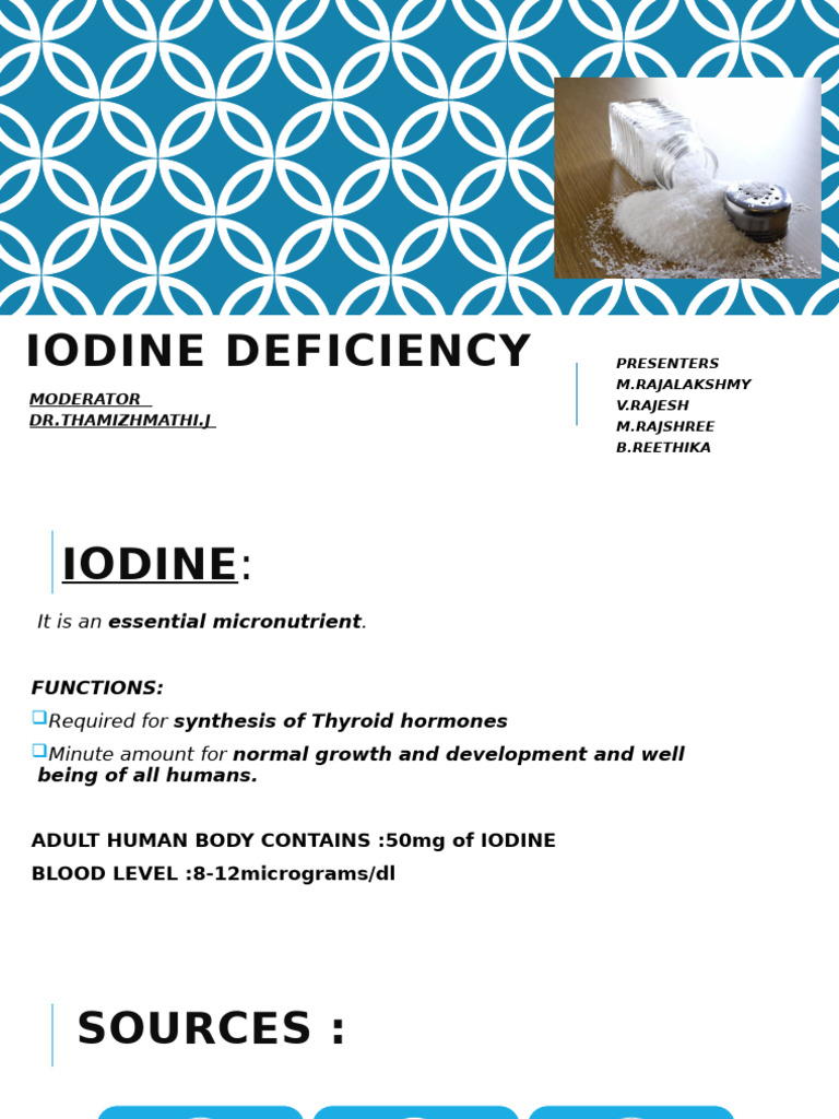 Iodine Deficiency: Causes and Effects | PDF | Hypothyroidism | Thyroid