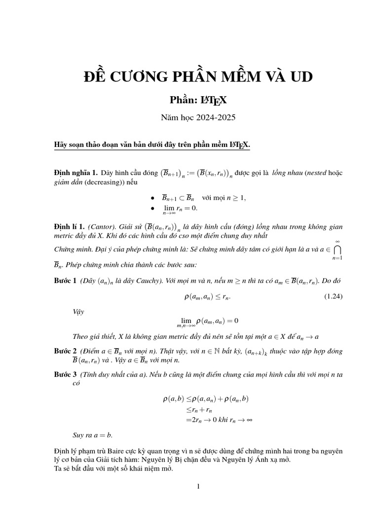 DE CUONG LATEX | PDF