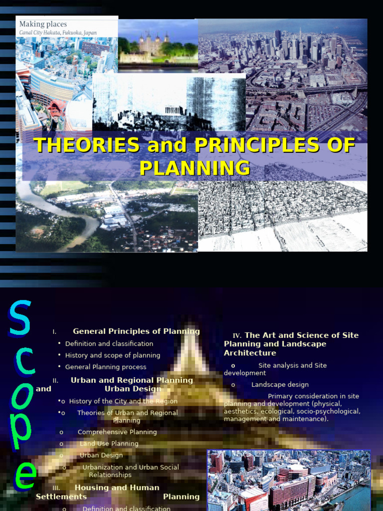 THEORY OF PLANNING | PDF | Planning