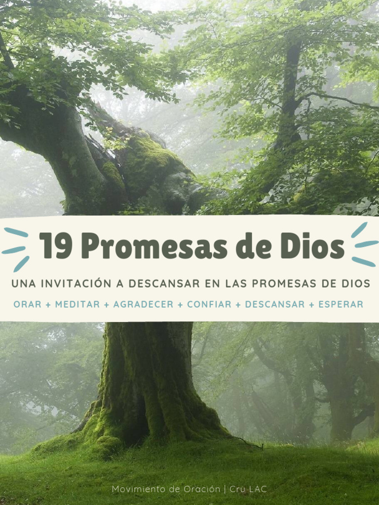 19 Promesas de Dios - Ejercicio de Oración | PDF | Oración | Juan el ...