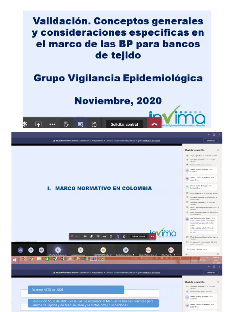 Validaciones para banco de tejidos INVIMA | PDF