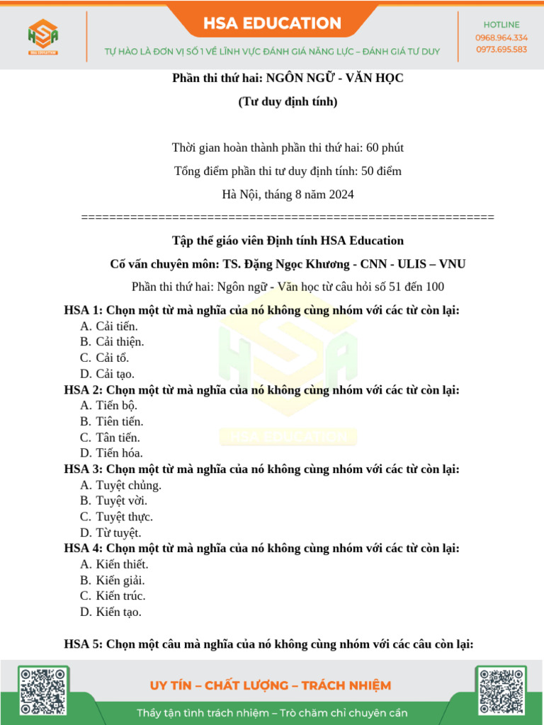 Đề 3 - PT02 | PDF