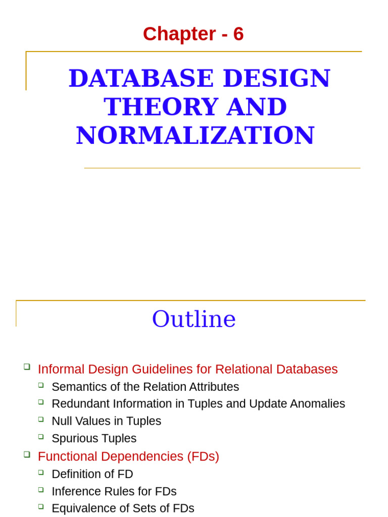 Normalization | PDF | Relational Model | Databases