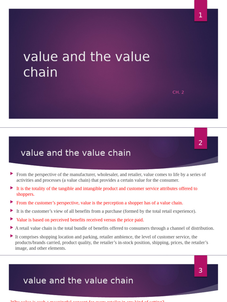 Understanding Retail Value Chains | PDF | Retail | Customer Satisfaction