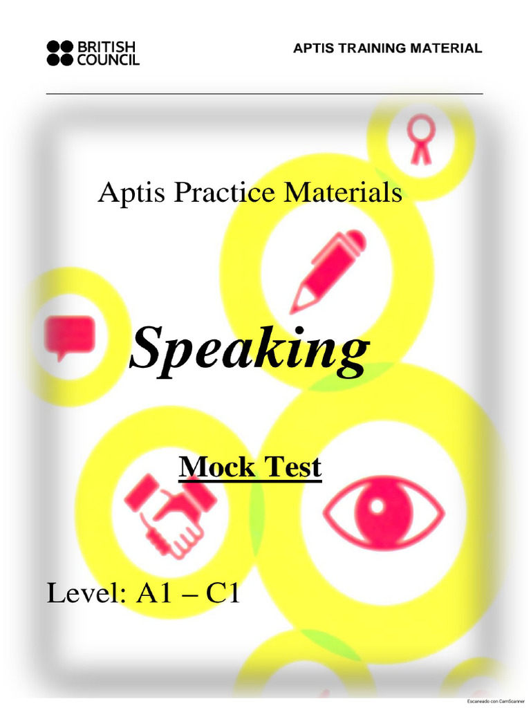 APTIS Practice Booklet | PDF