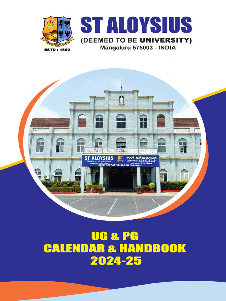 Aloysius Ug PG Calendar | PDF | Disciplines | Spirituality