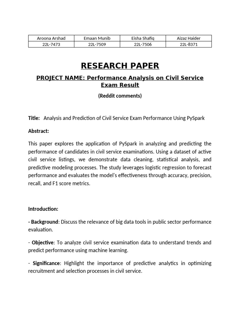 Research Paper | PDF | Logistic Regression | Regression Analysis