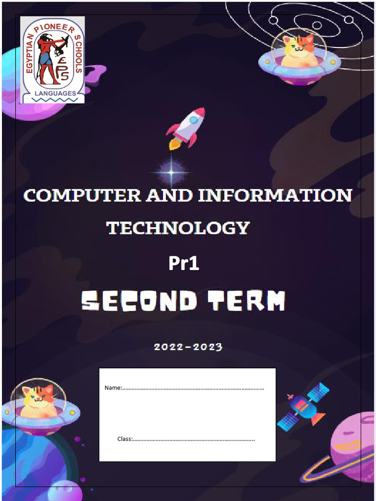 Computer Revision Sheet Pr.1 Second Term 2022 - 2023 | PDF | Computer ...