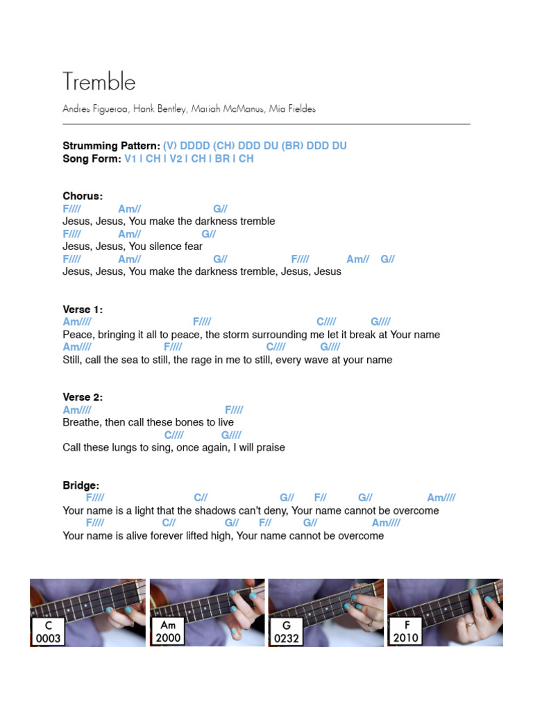 Tremble Guitar Chords and Lyrics | PDF