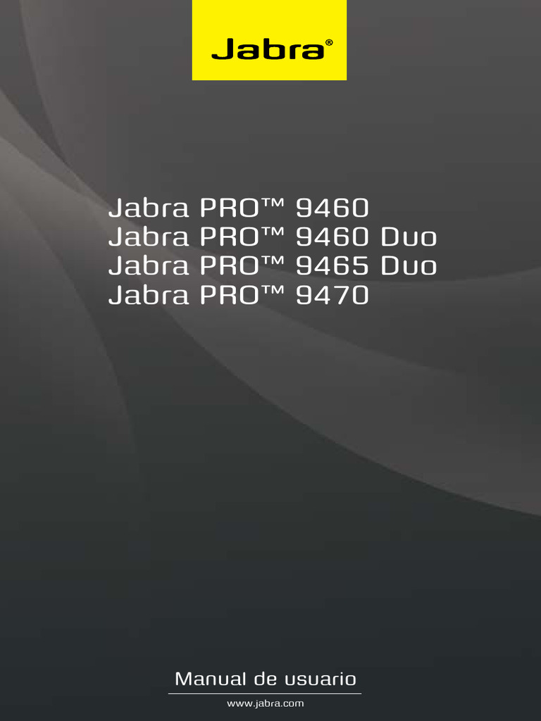 32-00685 RevK - Jabra Pro 9400 - Manual - ES | PDF | Auriculares | Teléfono