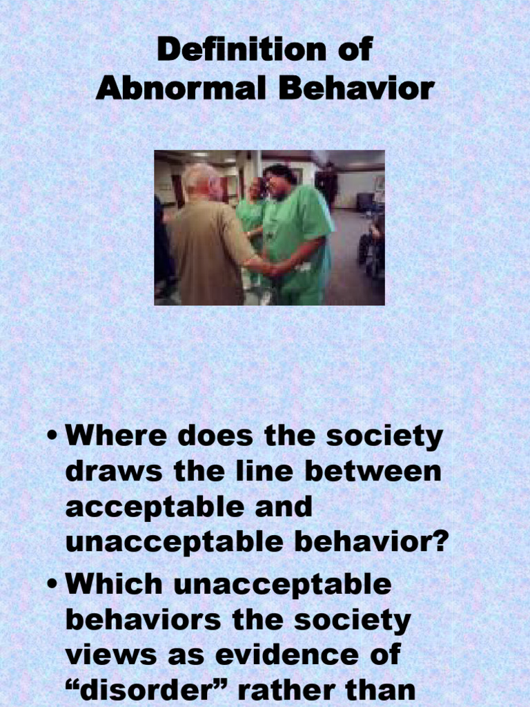 History of Abnormal Behavior | PDF | Diagnostic And Statistical Manual Of Mental Disorders ...