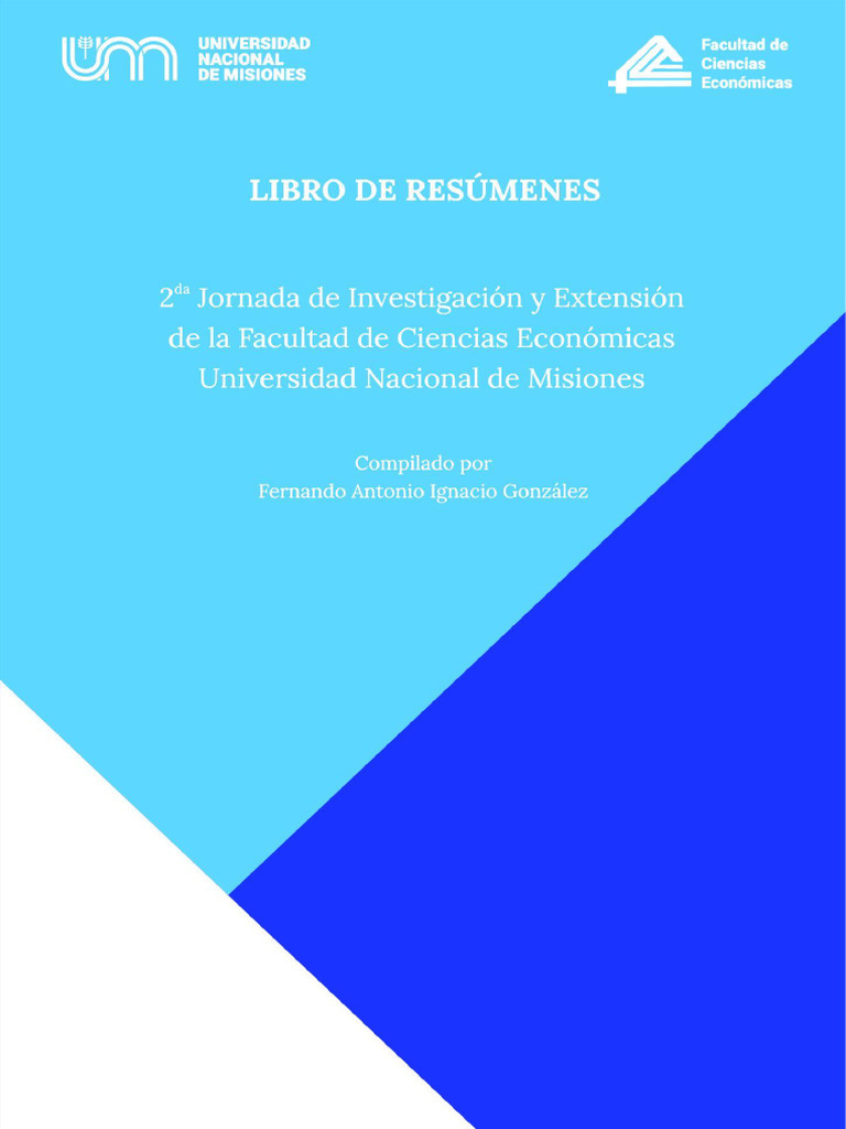 Libro de Resúmenes 2da Jornada de Investigación y Extensión de La FCE_2 ...